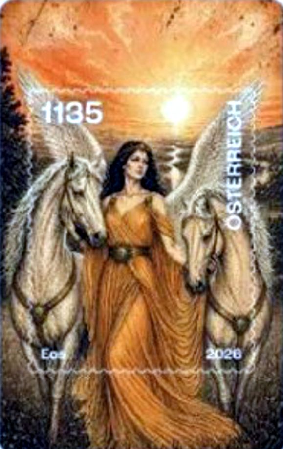 Block: Crypto Stamp, Eos 2026, Farbe Grün Europa Österreich 2026 ...